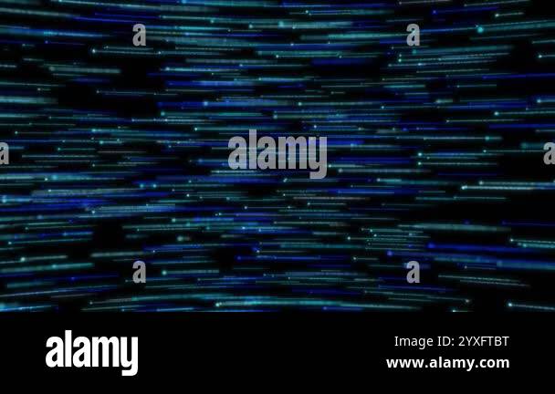 3D Digital lines Data flow Optical fiber Digital Technology Stream ...