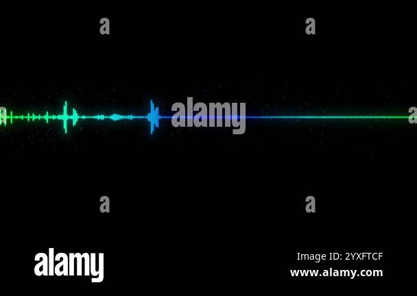 Animated Lines Audio Spectrum Music Visualizer, waveform equalizer ...