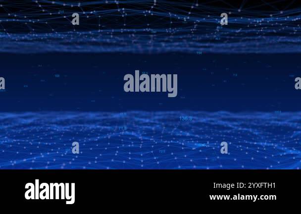 Cyber technology background futuristic cyber world, sci-fi grid ...