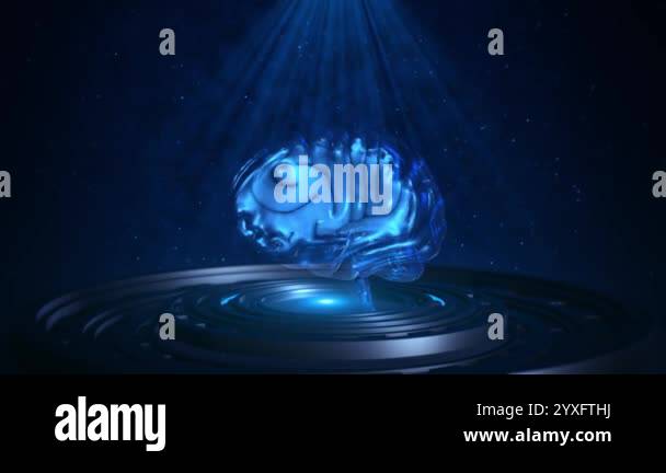 Futuristic Digital Interface Human Interaction. Machine learning ...