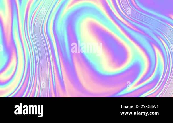 Liquid. Liquid metal. Mercury. Melting rainbow colors. Hypnotism ...