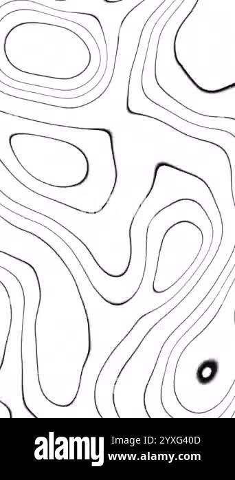 Animated wavy line motion graphic background. Seamless looped Abstract ...