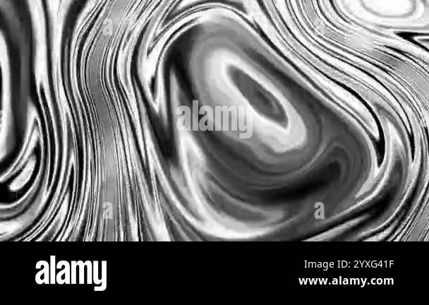 Liquid. Liquid metal. Mercury. Melting silver. Optical illusion ...