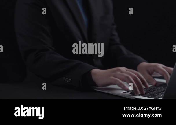 Business person explore the core of cyber security. Delve into cyber ...