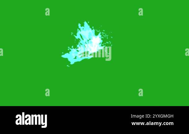 Creating sparkles effect on green screen background Stock Video Footage ...