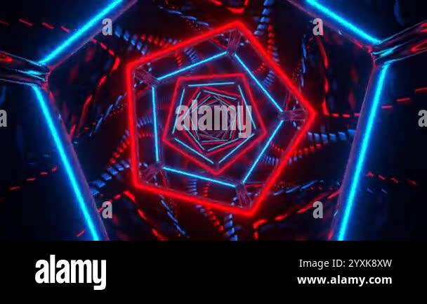 Exciting VJ loop on an abstract background with smooth flowing images ...