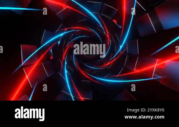 Exciting VJ loop on an abstract background with smooth flowing images ...