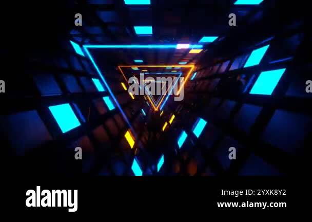 Exciting VJ loop on an abstract background with smooth flowing images ...