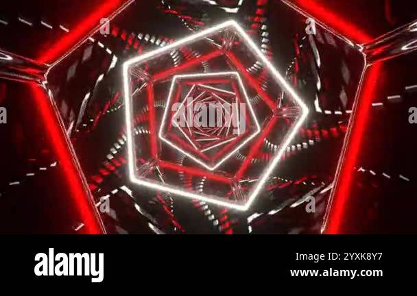 Exciting VJ loop on an abstract background with smooth flowing images ...