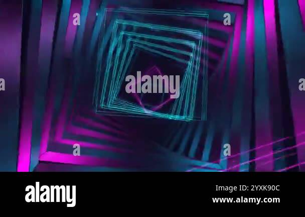 Exciting VJ loop on an abstract background with smooth flowing images ...