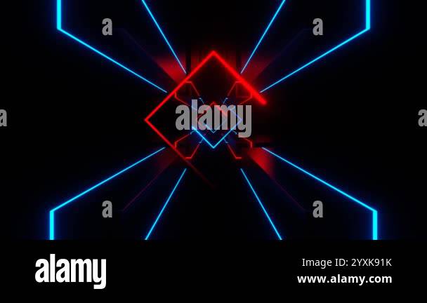 Exciting VJ loop on an abstract background with smooth flowing images ...