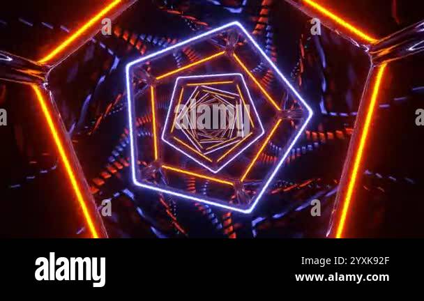 Exciting VJ loop on an abstract background with smooth flowing images ...