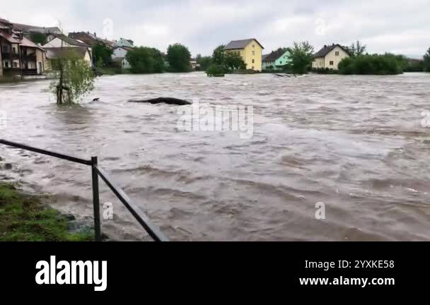 Flooded Roads, Bridges, and Homes in Germany After Heavy Rain and River ...