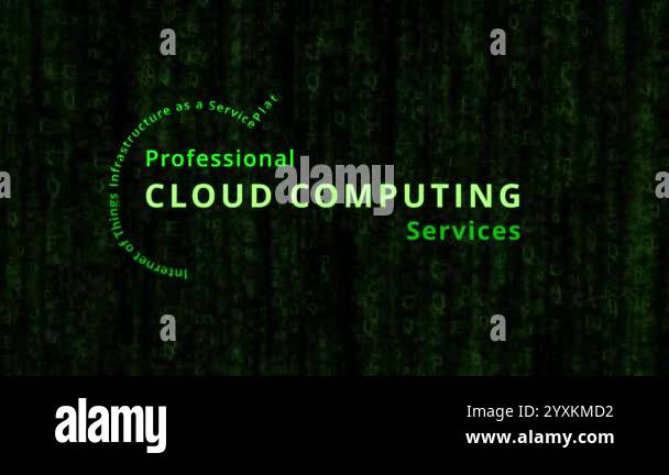Green binary data stream into professional growing Cloud Computing ... Green binary data stream into professional growing Cloud Computing ...