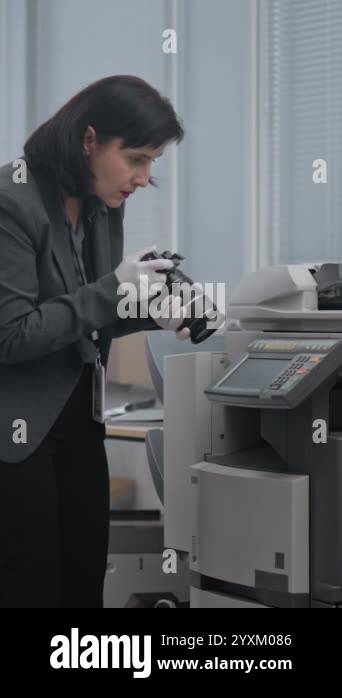 Office robbery or murder case: Investigation team working at crime ...