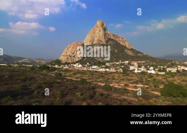 Bernal Rock Mountain in Queretaro, famous place in Mexico for ...