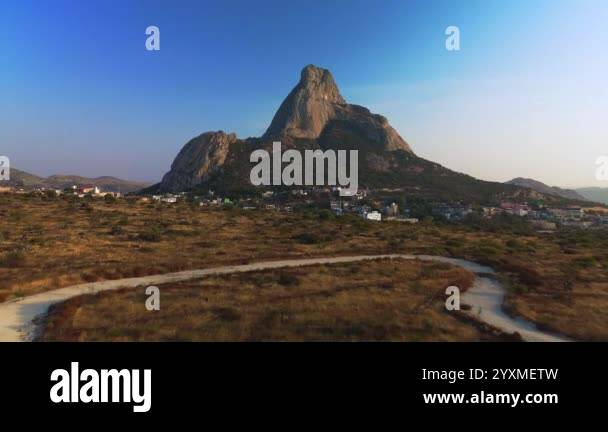 Bernal Rock Mountain in Queretaro, famous place in Mexico for ...
