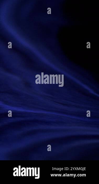 Vertical video. Paint wave. Color splash. Defocused blue black ...