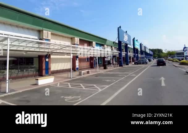 Leeds UK, 12th June 2023: Footage of the Crown Point Shopping Park in ...