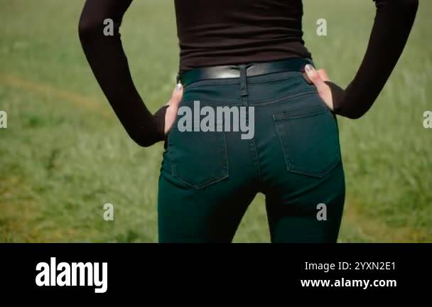 Confident female dancing with sensual hip movements, showcasing ...