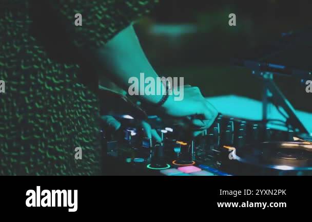 Dj mixer night party Stock Videos & Footage - HD and 4K Video Clips - Alamy