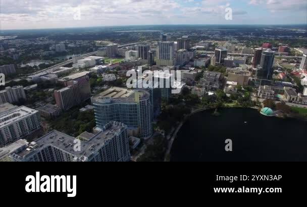 Orlando Florida Aerial View Stock Video Footage - Alamy