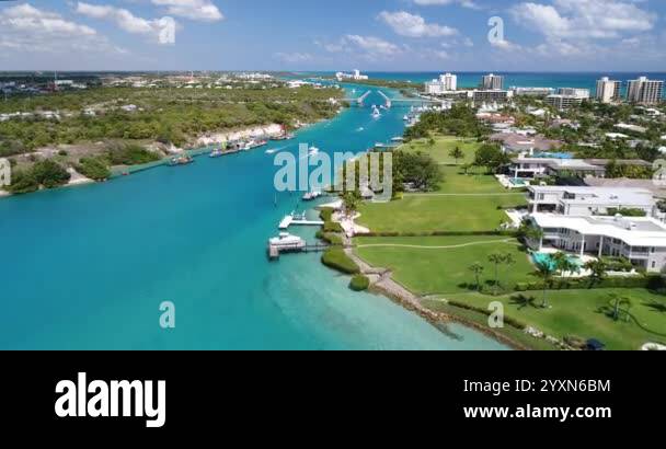 Aerial Footage of Jupiter, Florida Stock Video Footage - Alamy