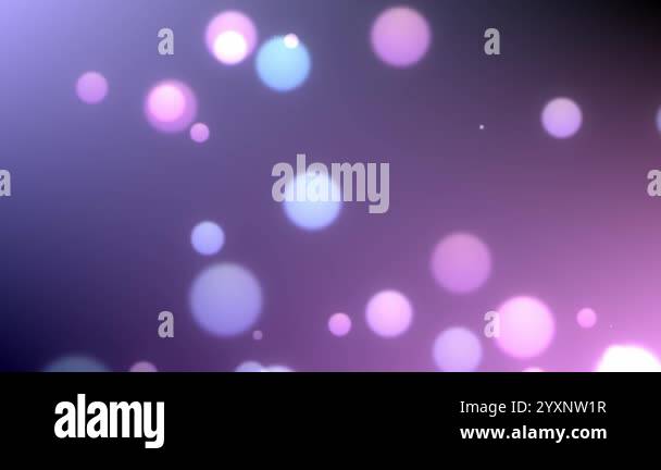 Cute pastel bubble background playful bokeh floating circles Stock Video Footage - Alamy