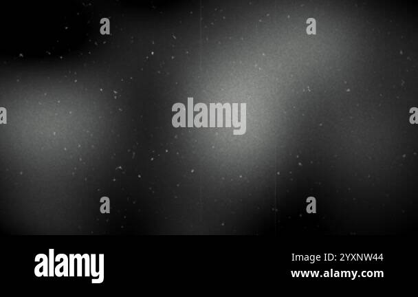 Textured circle old movie animation, vintage cinema footage with noise ...