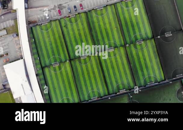 Leeds West Yorkshire UK, 22nd February 2018: Aerial drone footage taken ...