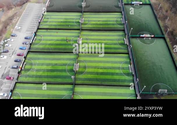 Leeds West Yorkshire UK, 22nd February 2018: Aerial drone footage taken ...