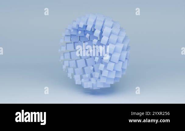 Ball Sphere Cube 3d concept Abstract Animation, Oddly satisfying, perfect for background, 4K ...