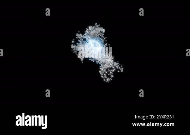 Glass Particle 3D Abstract Art, 4k Stock Video Footage - Alamy