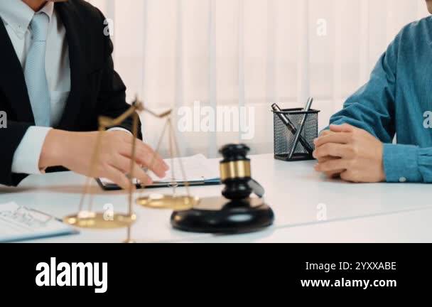 Lawyer act as mediator offer a compromise between two parties to ...