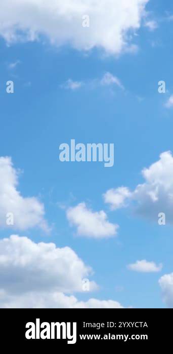 Blue sky with clouds and sun. 4K Time lapse, Sky with clouds Stock Video Footage - Alamy
