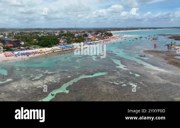Northeastern Brazil Skyline At Port Of Chickens In Pernambuco Brazil ...