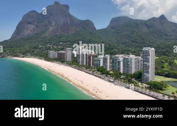 Rio De Janeiro Skyline At Sao Conrado In Rio De Janeiro Brazil. Travel ...