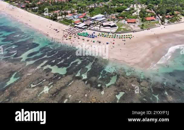Northeastern Brazil Skyline At Port Of Chickens In Pernambuco Brazil ...