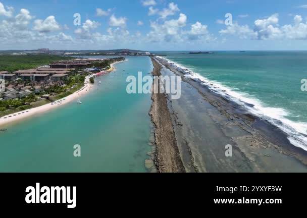 Northeastern Brazil Skyline At Port Of Chickens In Pernambuco Brazil ...