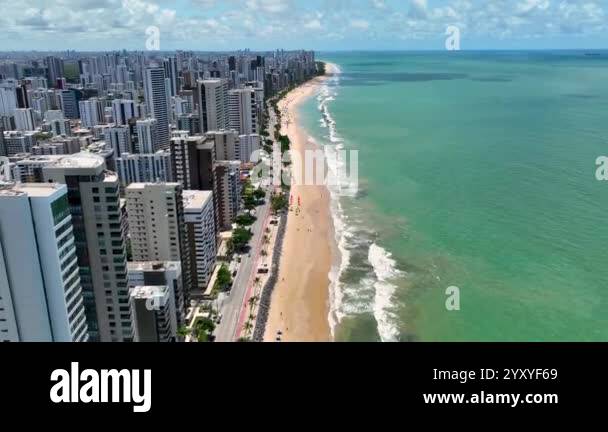 Northeastern Brazil Skyline At Recife In Pernambuco Brazil. Downtown ...