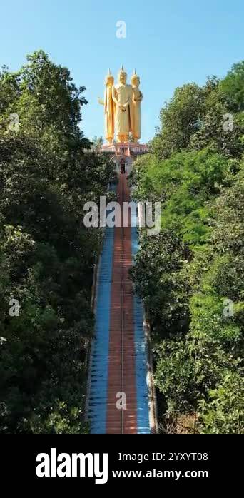 View Standing Buddha statue The Four Gods Buddha statues in four ...