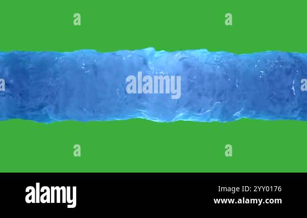 Animation video abstract moving on green screen background Stock Video ...