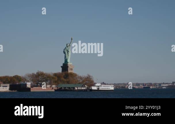 The Statue of Liberty in New York Harbor is a powerful symbol of ...