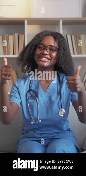 Vertical video. Medical approval. Healthcare recommendation. Clinic ...