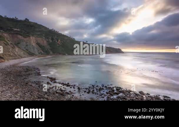 Experience a breathtaking sunset at Bluff Cove in California, with ...