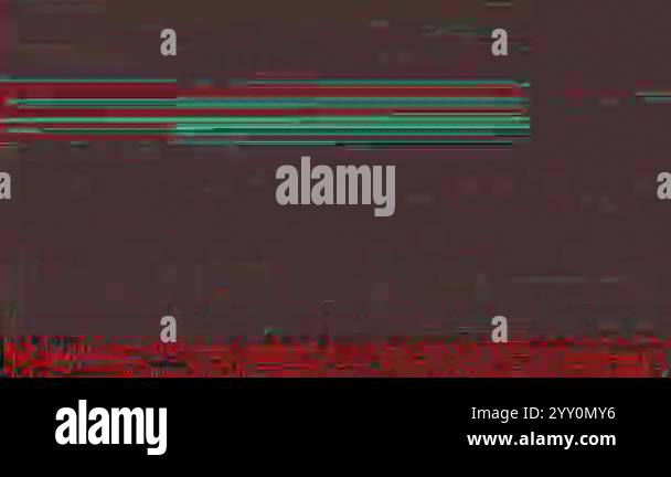 Flowing digital signals exhibit interference and corruption, creating a ...
