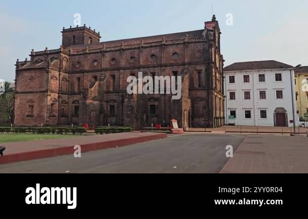 Velha Goa , Old Goa , India 28th April 2024 the Basilica of Bom Jesus ...
