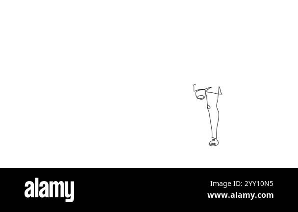 Disabled man with amputated leg footage. Limb use crutches for support ...