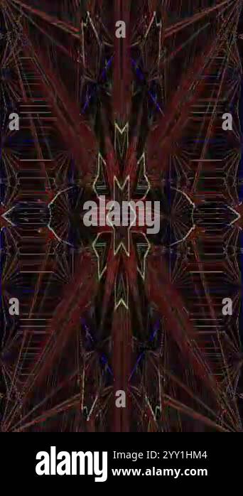 3D animation vertical beautiful video colorfull abstract bright light ...