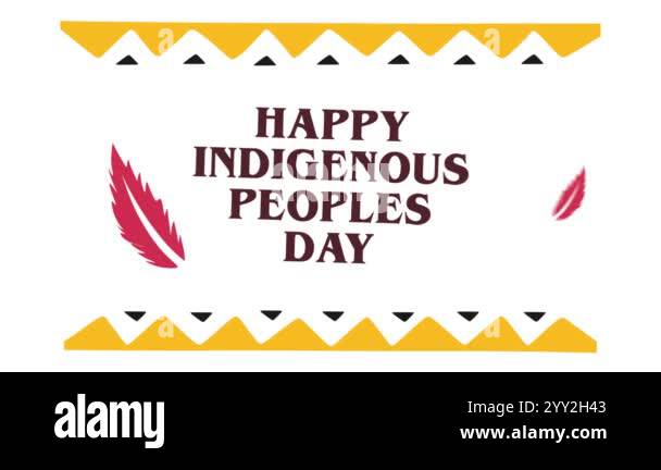 happy indigenous peoples day to native americans Stock Video Footage ...